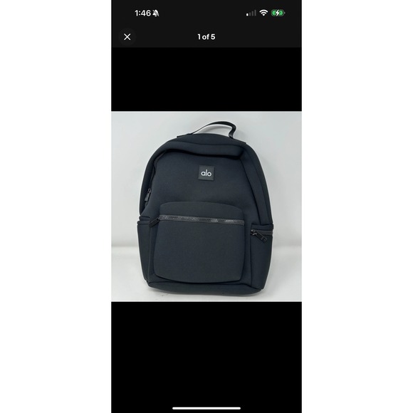 ALO Yoga | Bags | Alo Yoga Stow Backpack Black With Detachable Pouch ...